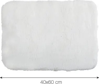 MSV Koupelnová předložka MICROFIBER bílá / 40 x 60 cm / polyester / pr