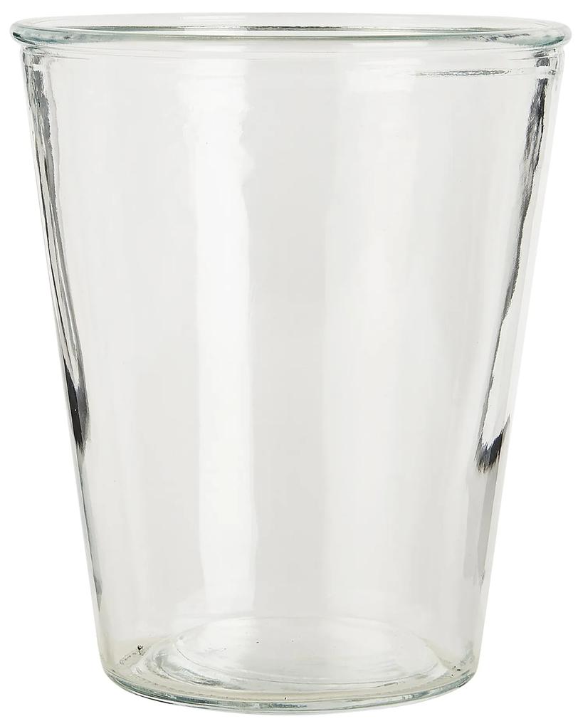 IB LAURSEN Skleněná váza Hannah 19,5 cm, čirá barva, sklo