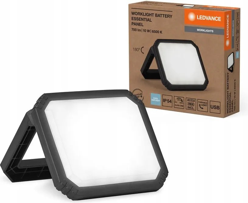 Led reflektor 10W 700lm 6500K Bateriový Usb-c IP54 Worklights Ledvance