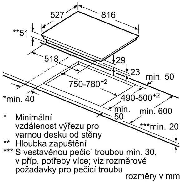 Bosch PXY875DE3E Indukční varná deska