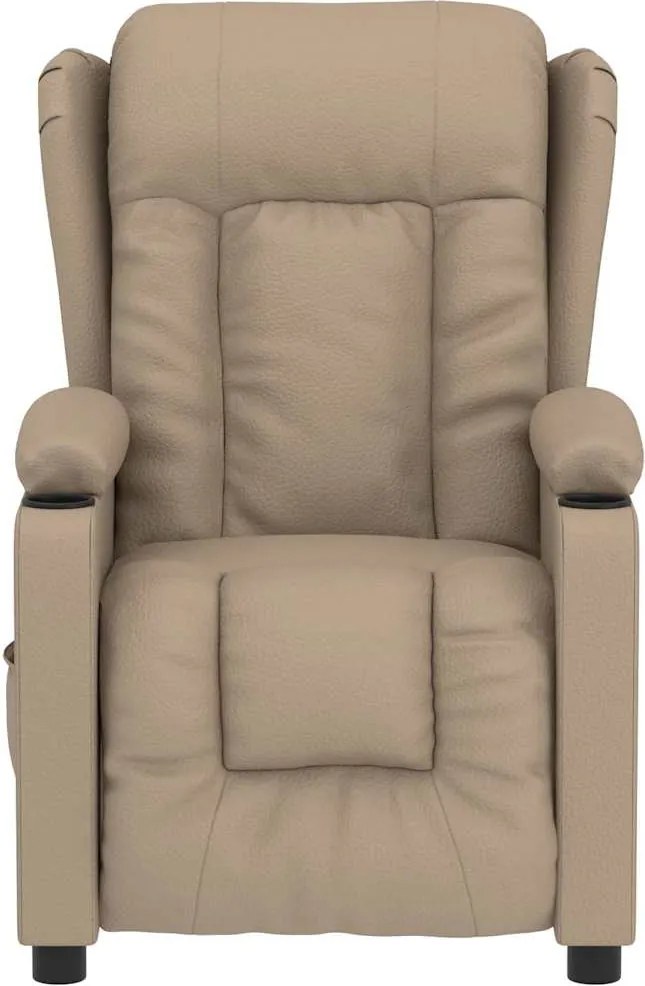 Elektrické masážní křeslo cappuccino umělá kůže 3098810