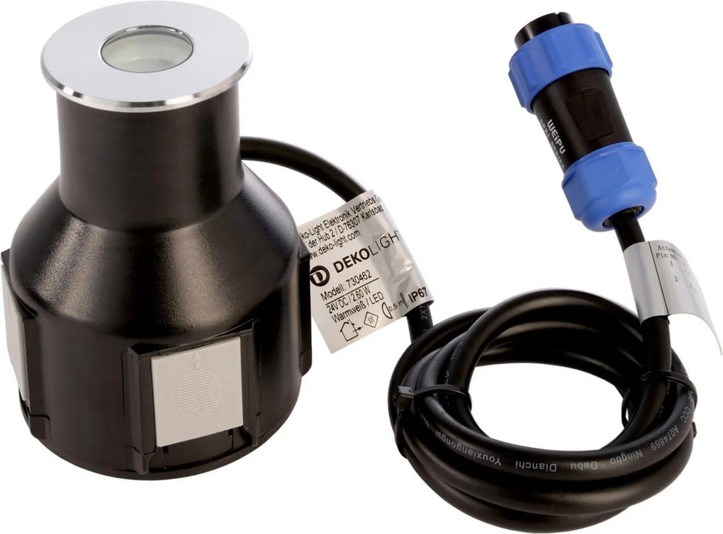 IMPR 730470 Deko-Light zemní svítidlo Alzirr II 24V DC 2,40 W 3000 K 150 lm stříbrná - DEKOLIGHT