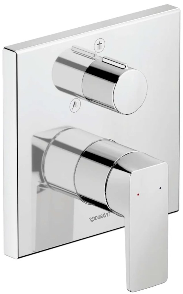 Duravit Manhattan - Baterie pod omítku, pro 2 spotřebiče, chrom MH4210012010