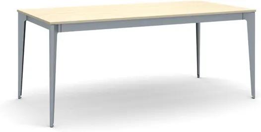 B2B Partner Jednací stůl ACTION s šedostříbrnou podnoží 1600 x 900 x 750 mm