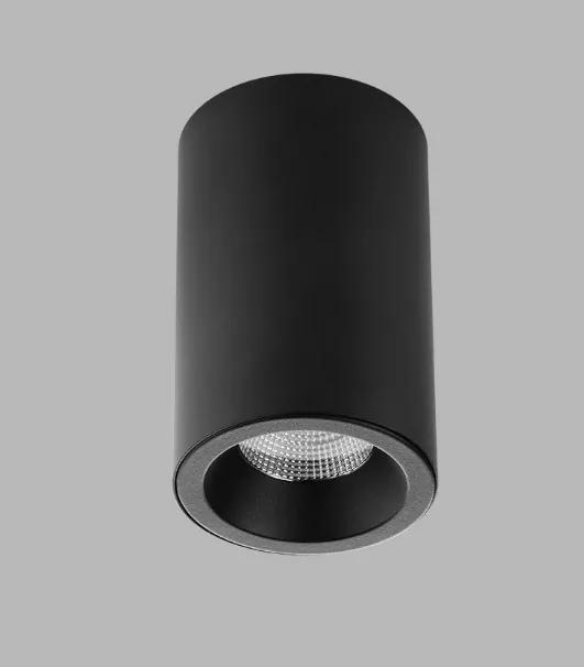 TUBUS , stropní LED svítidlo přisazení - bodovka Led2 Barva: Černá Typ B, Chromatičnost: 4000K, Konfigurace: Dali