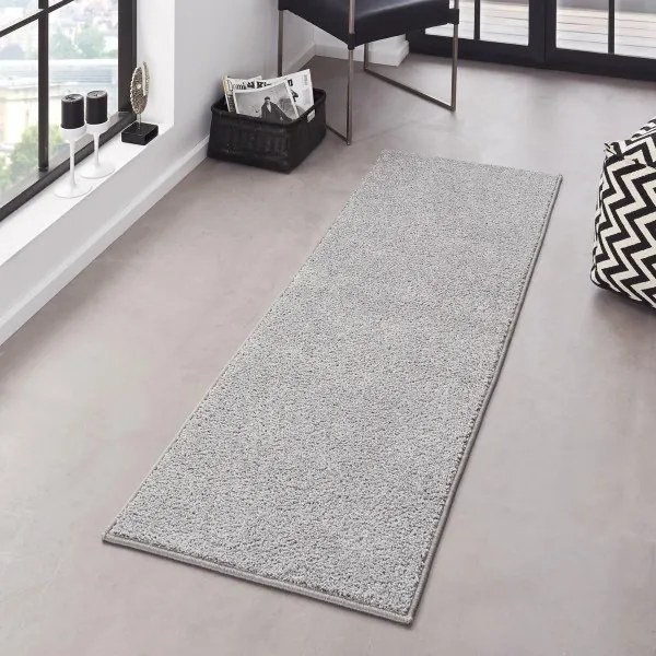Hanse Home, Kusový koberec Pure 102615 Grey, 80x200, šedá, kancelář