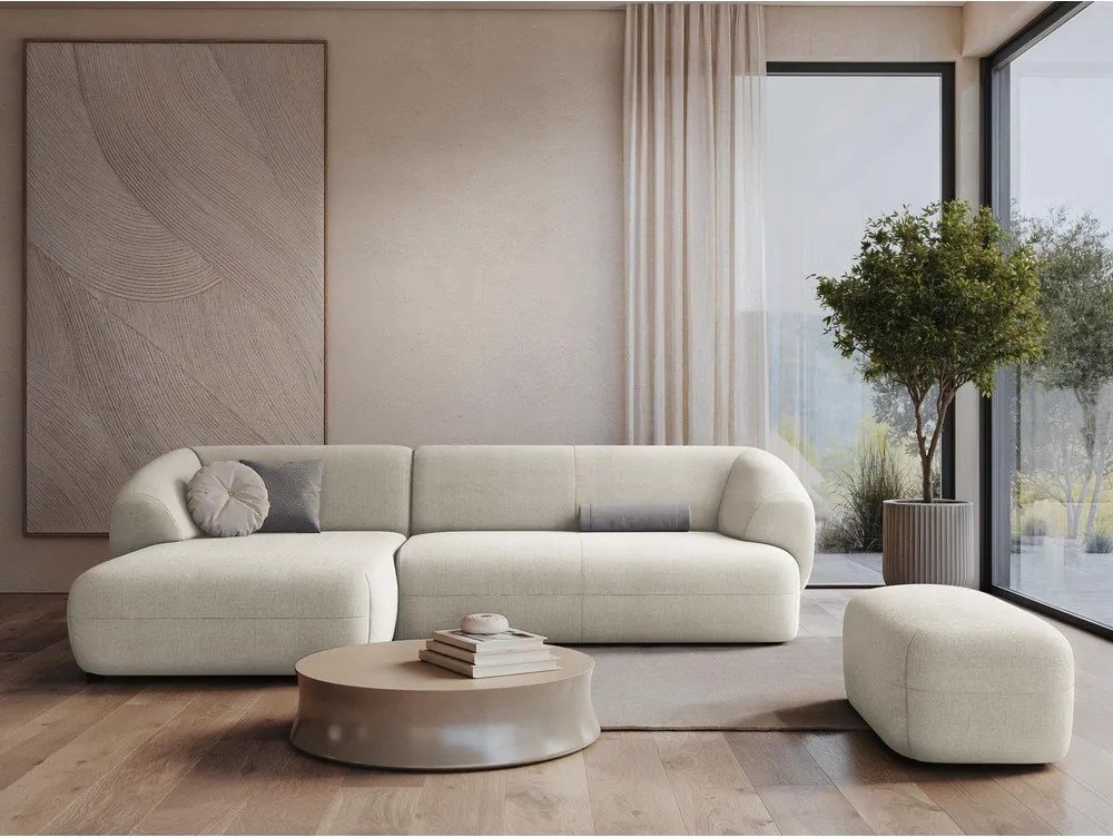 Zelená sametová rohová pohovka (pravý roh) Moana – Makamii