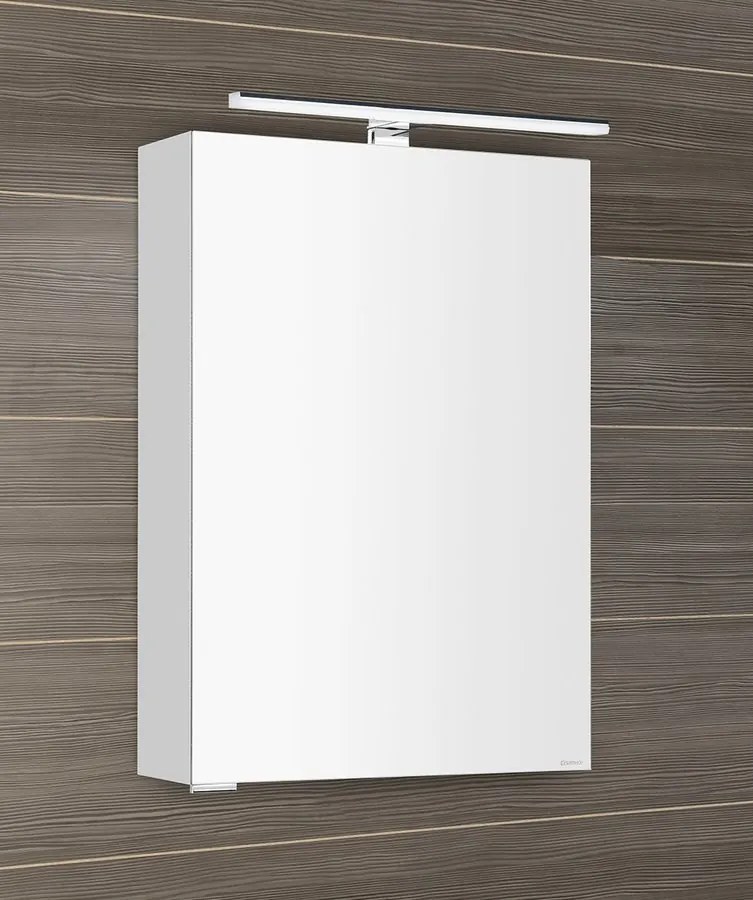 Sapho Sapho, MIRRÓ galerka s LED osvětlením, 50x70x16cm, levá/pravá, bílá, MC050-0030