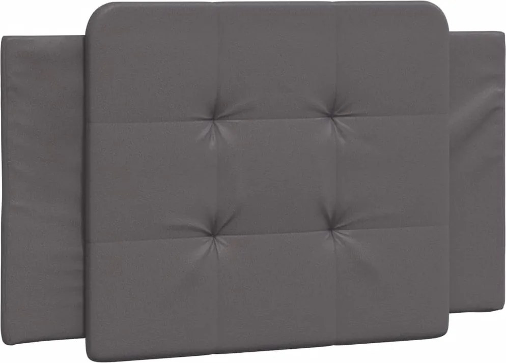 Rám postele s LED bez matrace Zadar šedý 100 x 200 cm 3214092