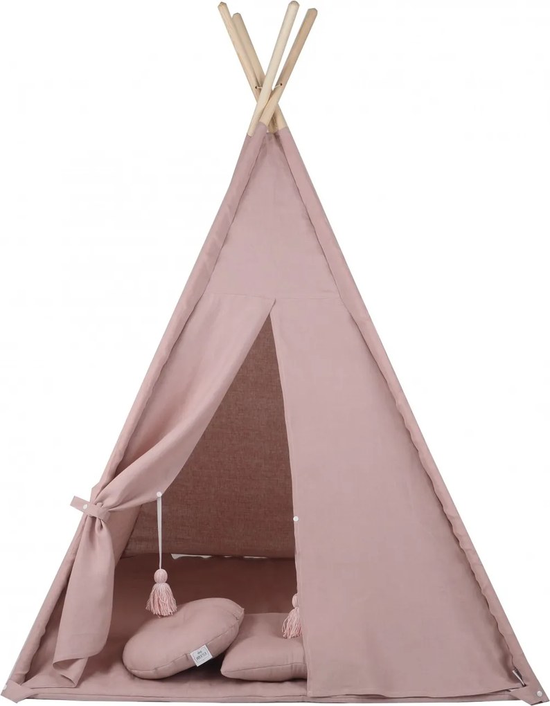 Vigvam design Teepee My Linen World, Rose - ČTVERCOVÉ BEZ DOPLŇKŮ