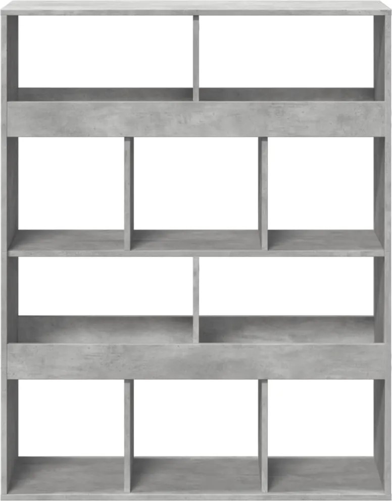 Dělicí stěna betonově šedá 100 x 33 x 125,5 cm kompozitní dřevo 3309522