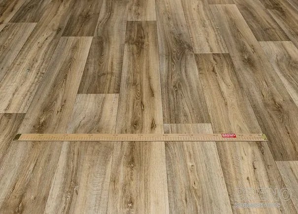 Breno PVC PURETEX Lime Oak 169M – tmavší dřevo, šíře 400 cm