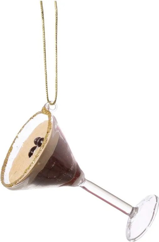Skleněné vánoční ozdoby v sadě 3 ks 15,5 cm Martini Cocktail – Sass & Belle
