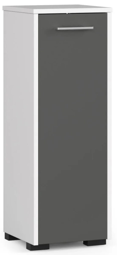 Koupelnová skříňka Fin 30 cm bílá/grafitová