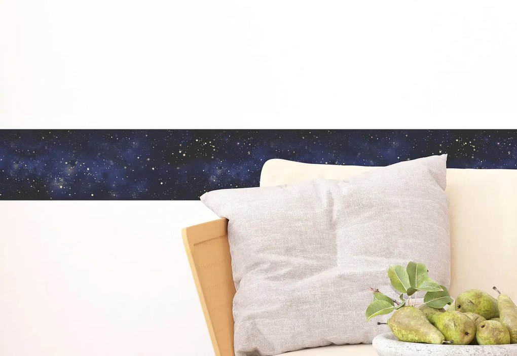 Samolepící bordura na zeď Vesmír | 5 m x 13.8 cm | DWB8451