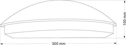 LED Venkovní nástěnné svítidlo ALABAMA LED/12W/230V IP54 černá