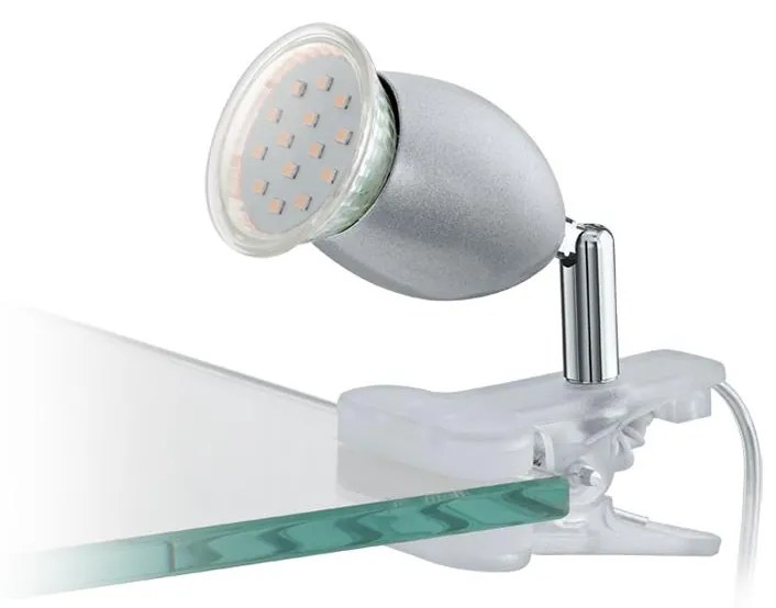 Eglo Eglo 93119 - LED lampa s klipem BANNY 1 1xGU10/3W/230V EG93119