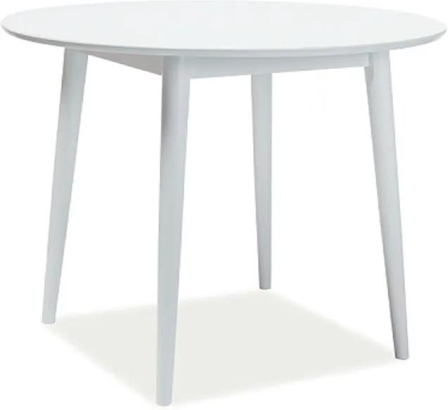 MAXIVA Jídelní stůl - LARSON, 90x90, bílá