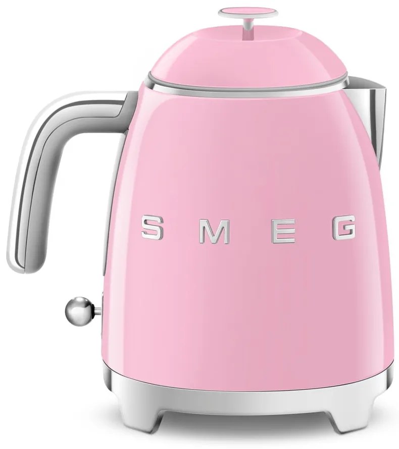 Růžová rychlovarná konvice z nerezové oceli 800 ml Retro Style – SMEG