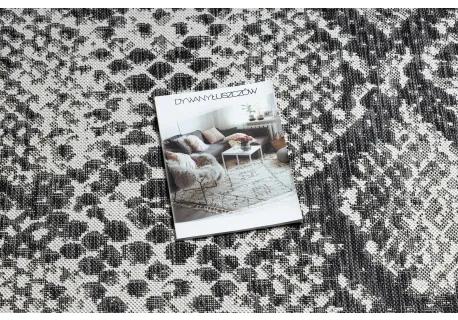 Dywany Luszczow Kusový koberec SISAL SION Hadí kůže 22162 ecru / černý Rozměr koberce: 140 x 190 cm