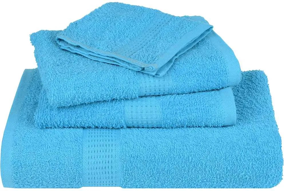Ručníky FROGN 2 ks tyrkysové 30x30 cm 360 g/m² 136968