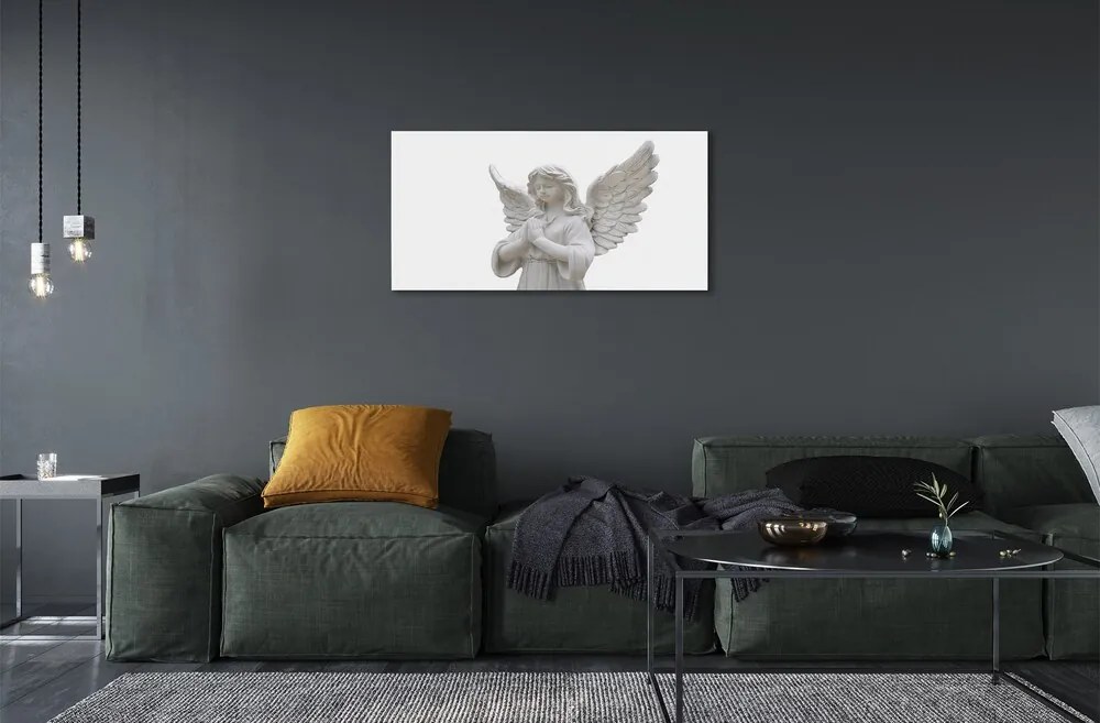 Obraz na skle Anděl 120x60 cm