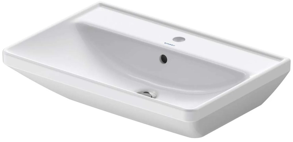 Duravit D-Neo - Umyvadlo 65x44 cm, 1 otvor pro baterii, bílá 2366650000