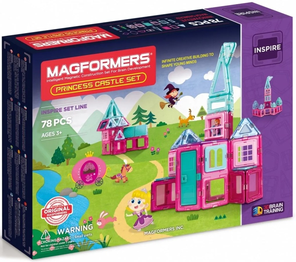 Magformers Princess Castle Set 78ks