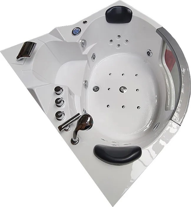 BPS-koupelny Hydromasážní vířivá vana Orino 632 135x135 s ohřevem vody