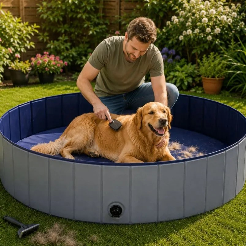 Skládací bazén pro psy 120 x 30 cm – 339 l