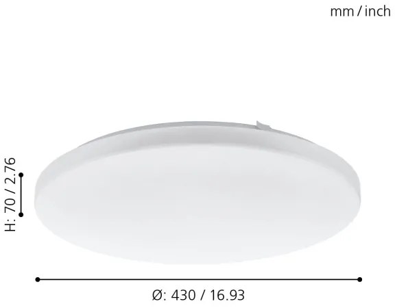 Eglo 97873 - LED Stropní svítidlo FRANIA LED/33,5W/230V