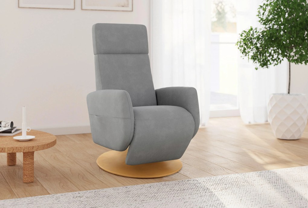 XXXLutz RELAXAČNÍ KŘESLO, textil, šedá Sit & More - Online Only křesla & taburety - 0001440161G7