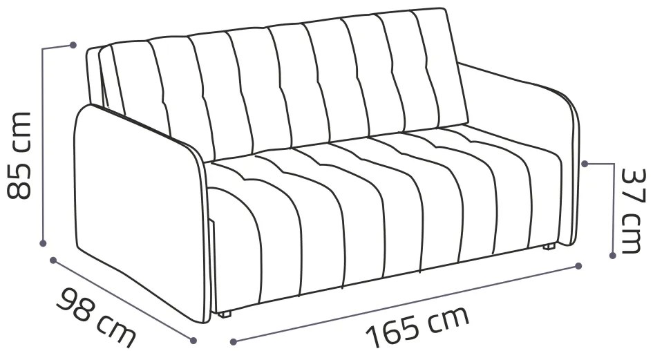 FN Rozkládací křeslo Vivian Grand IV - Country 08