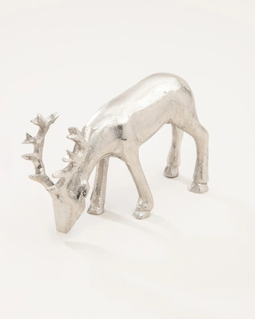 Figurka Silver Deer III 18x5x11 cm