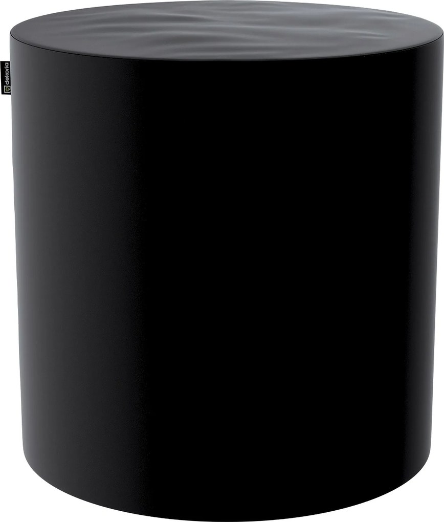 Sedák Barrel- válec pevný barva černá látka lesklé, sametová