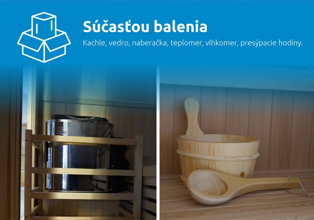 Marimex | Finská sauna Marimex KOTI L + saunová kamna (FSC) | 11100109