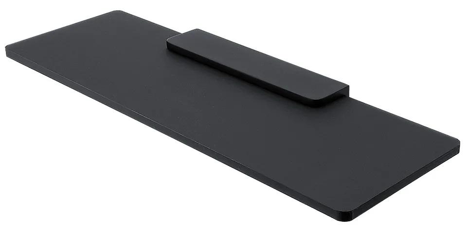 Černá police do koupelny z plexiglass, 40 cm NIMCO MAYA černá MAC X340-C-90