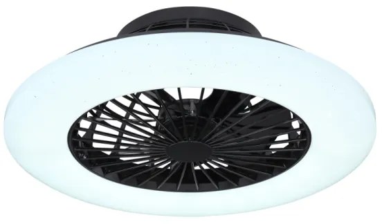 Globo 03628B - LED Stmívatelné stropní svítidlo s ventilátorem LED/30W/230V + DO