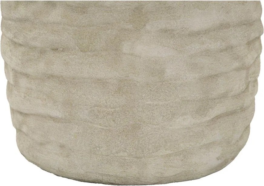 Světle šedá/krémová keramická stolní lampa s textilním stínidlem (výška 73 cm) Lima – Mauro Ferretti