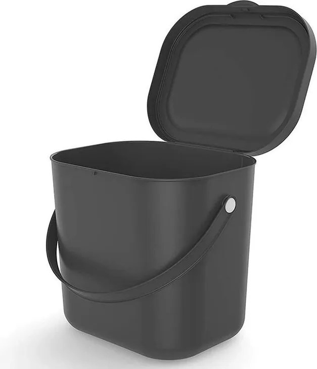 Koš na tříděný odpad ALBULA šedý 6 l