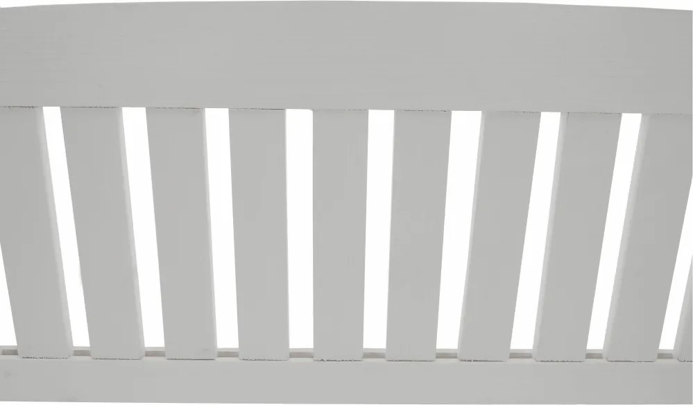 Zahradní lavička, bílá, 150cm, AMULA