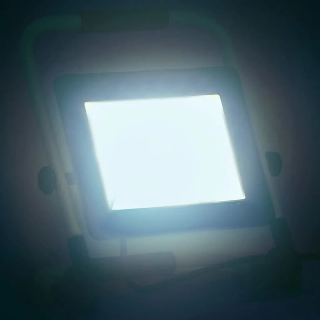LED reflektor s rukojetí 100 W studené bílé světlo 149642