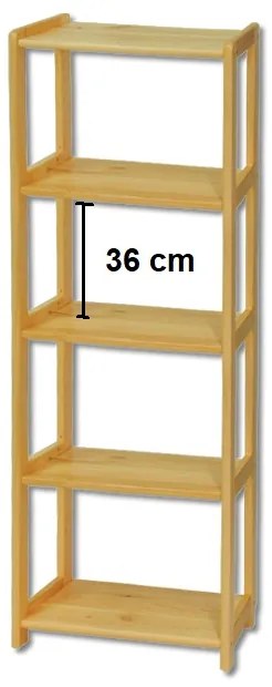 Drewmax RG122 dřevěný regál masiv borovice