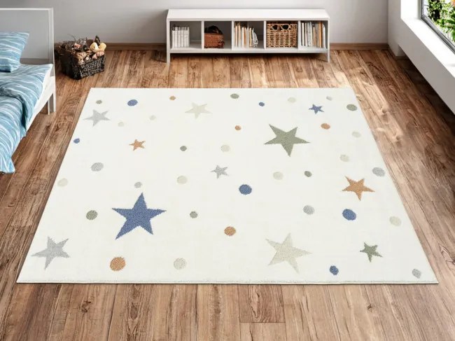 Koberec Esme Kids C5642A bílý / krémový