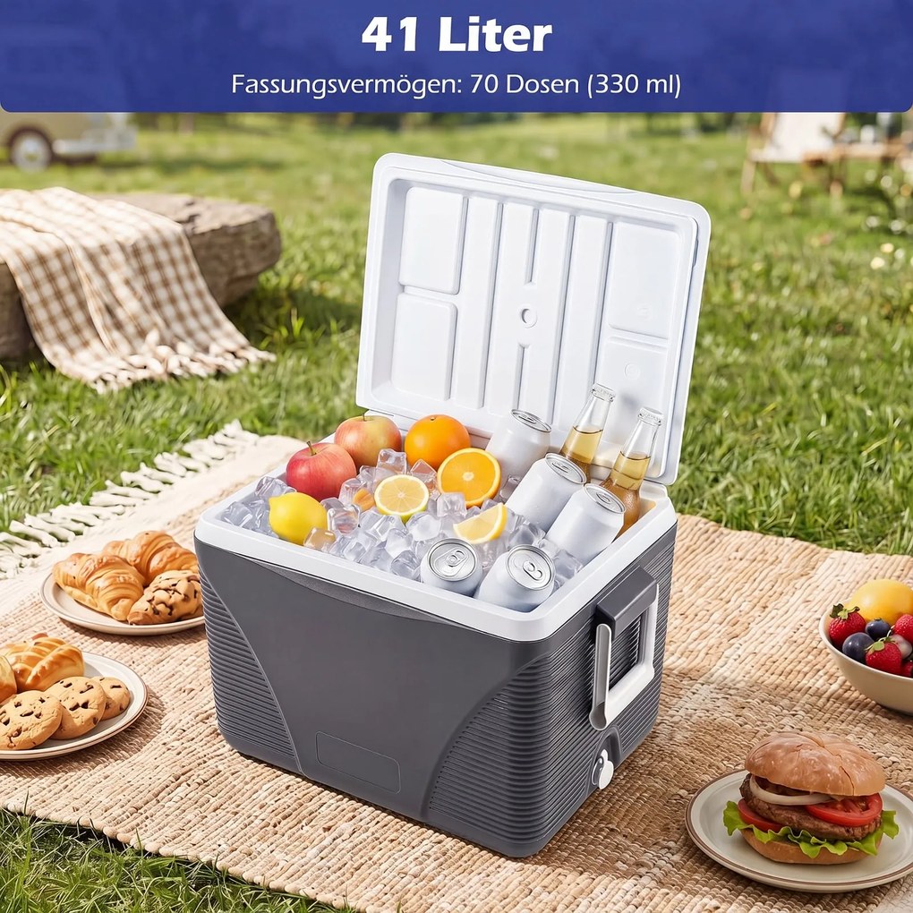 Costway Chladicí box 41 L termobox bez elektřiny až na 5-7 dní chladící