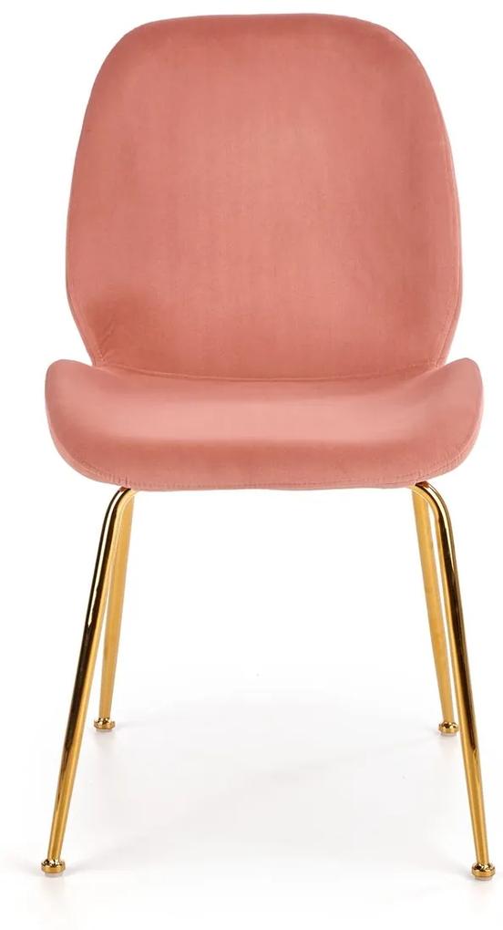 Halmar Jídelní židle K381, růžová