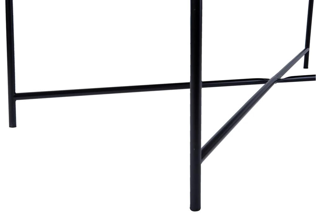 Konferenční skleněný stolek Smooth Square L 80x80cm Leitmotiv