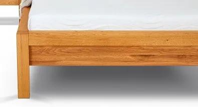 Postel Postelia STONE Dub 160x200 - Dřevěná postel z masivu, dubové dvoulůžko o šíři masivu 8 cm