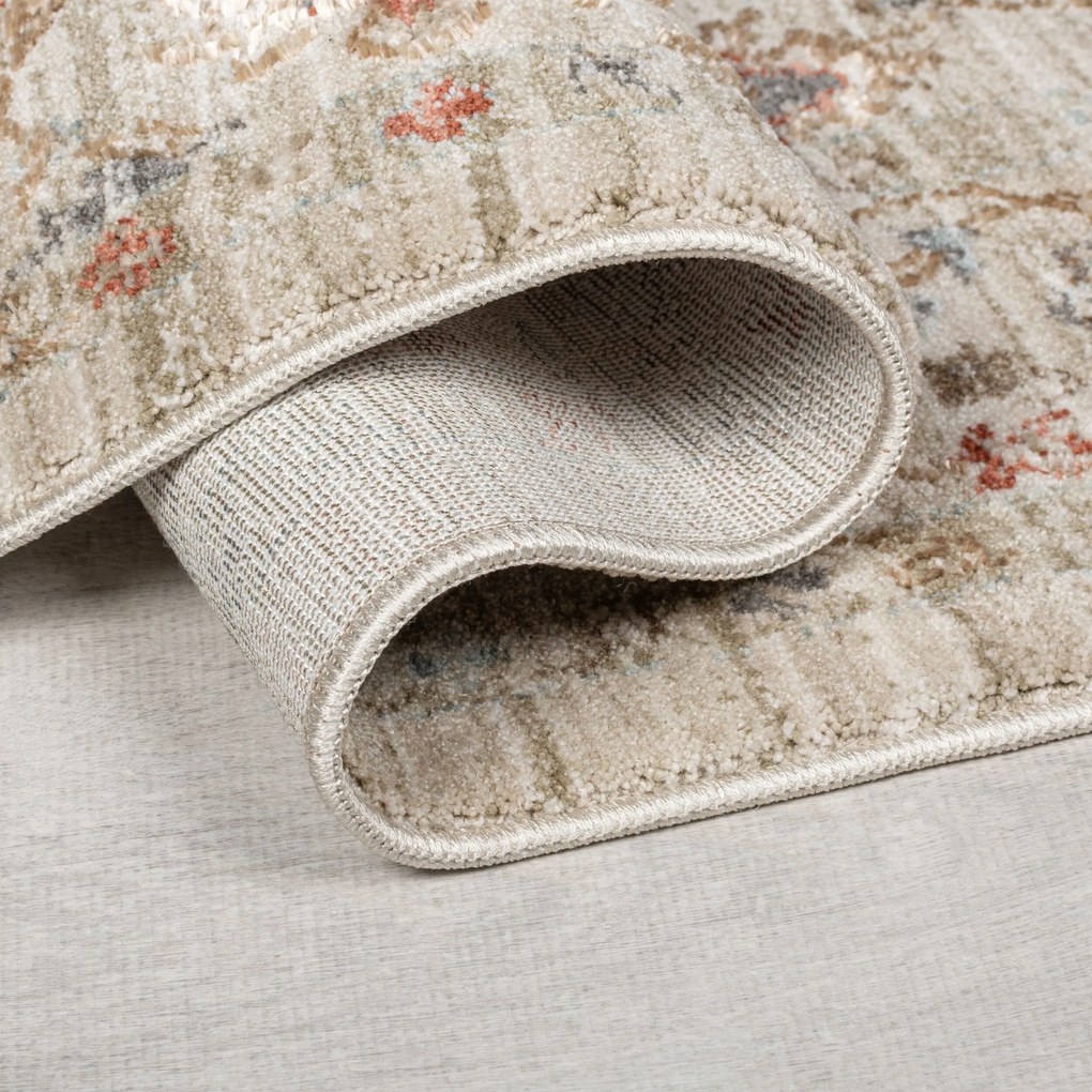 Flair Rugs, Kusový koberec Evelyn Elodie Natural, 120x170, béžová, ložnice