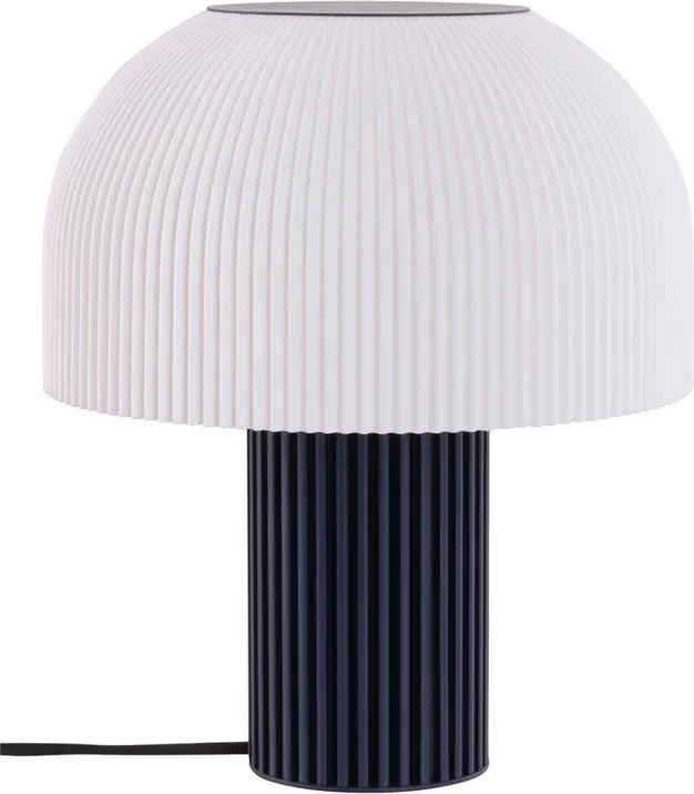 Bílá/modrá plastová stolní lampa (výška 29 cm) Maya – Jotex